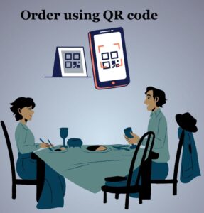 Contactless QR Code Table Ordering System