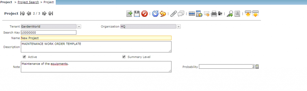 Compiere Project Management Features