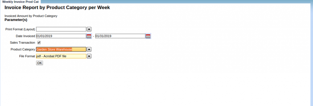 Compiere Invoice Inquiry