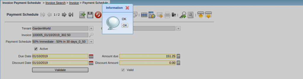 How to create Sales Invoice in Compiere