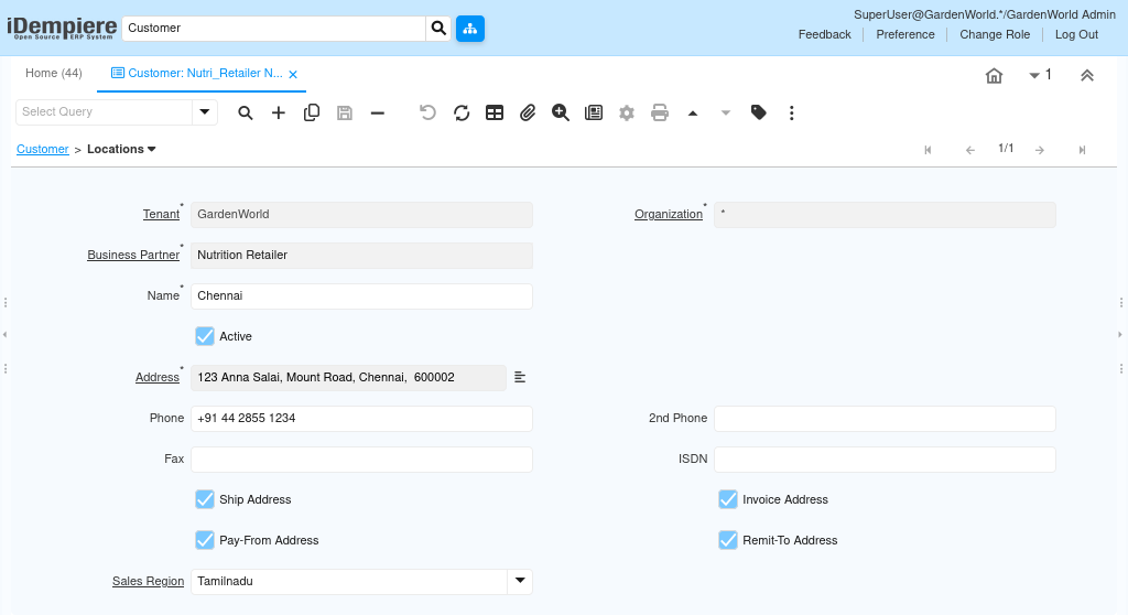 How Customer Locations and Contract Prices Work in iDempiere - iDempiere