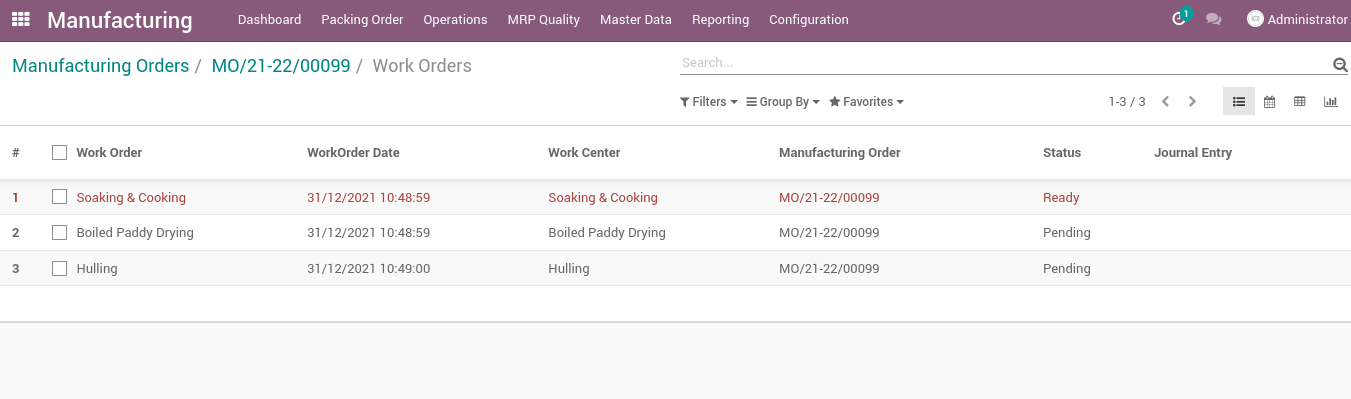 Rice Mill ERP Manufacturing Management - TenthPlanet Technologies