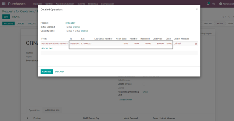 Rice Mill ERP Purchase Management - TenthPlanet Technologies