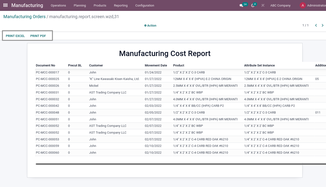 Odoo ERP for Timber Trading Manufacturing Management - TenthPlanet ...