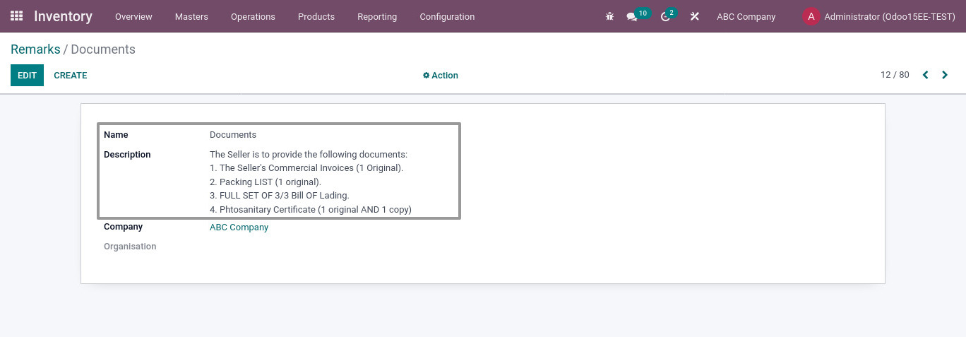 Odoo ERP for Timber Trading Master Management - TenthPlanet Technologies