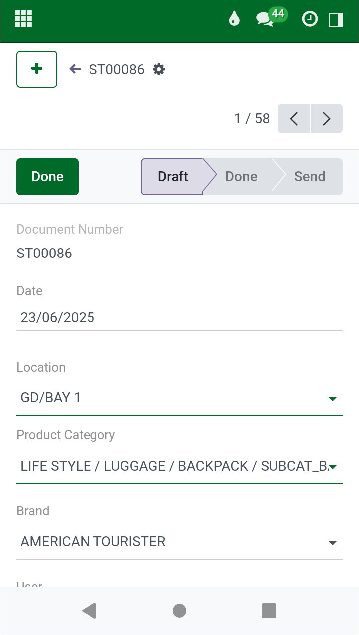 How to Process a Stock Take Using an HHT Device in Odoo - TenthPlanet ...