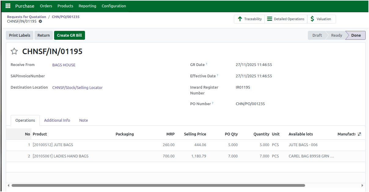 How to Calculate Product Pricing Fields in an Odoo GR Bill ...