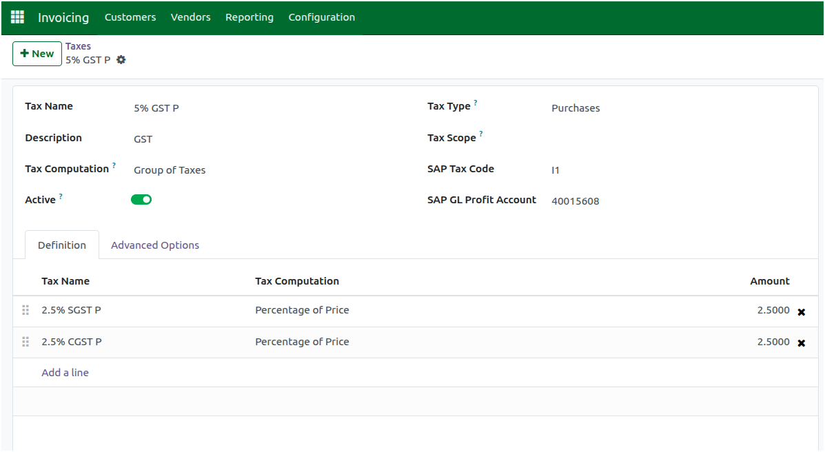 How to Configure GL Account and Tax Code for Tax in Odoo - TenthPlanet ...