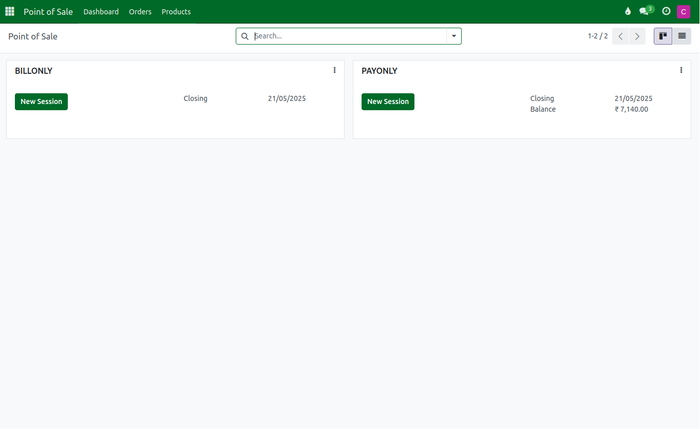 How does the Bill-Only Terminal Work in the POS in Odoo - TenthPlanet ...