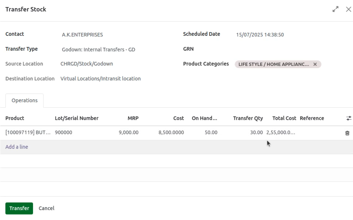 How In-Transit Documents are Created and Validated in Internal Stock ...