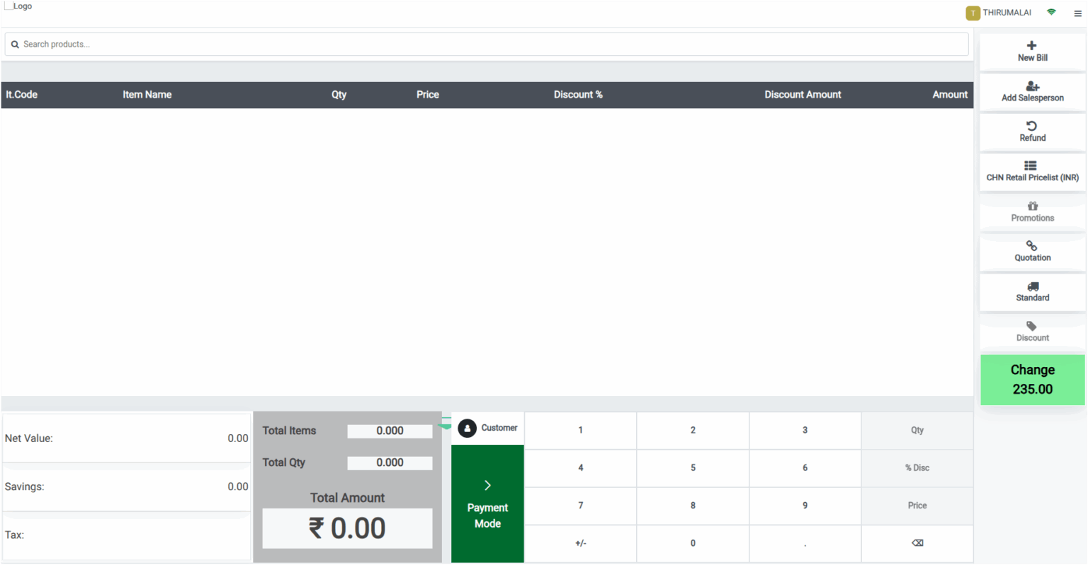 How Change is Displayed in Odoo POS - TenthPlanet Technologies