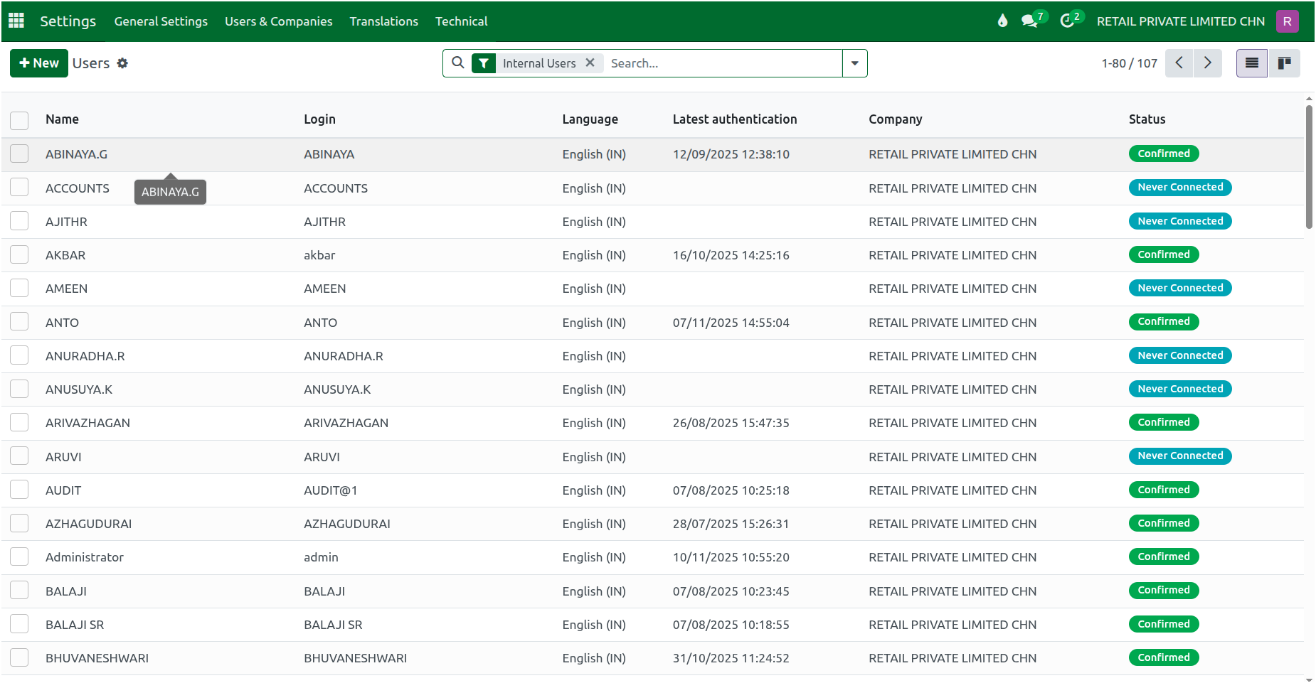 How to Create a New User in Odoo - TenthPlanet Technologies